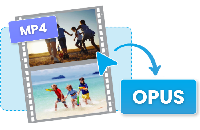 Convert MP4 to OPUS Online for Free